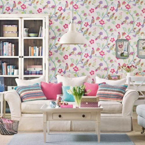 18 Floral Wallpapers For Living Room | Ultimate Home Ideas
